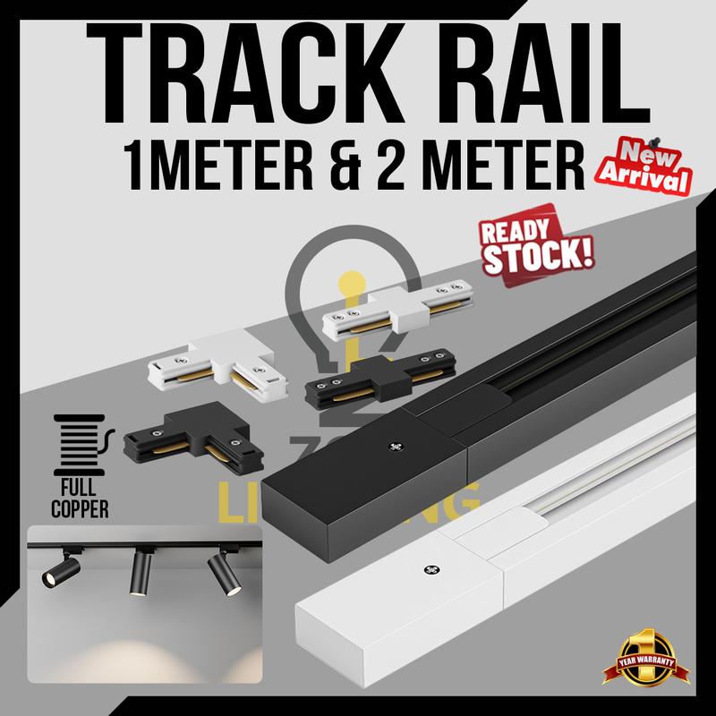 1 Meter / 2 Meter Track Rail Lampu LED Track Tracklight Trac - TikTok ...