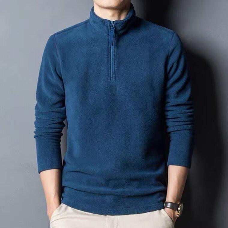 Sweater Separuh Zip, untuk Lelaki, Koleksi Musim Luruh dan Musim ...