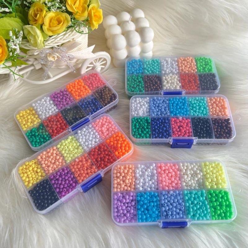 Manik Set Box | Manik Susu | Beads 6/0 | Manik 4mm - Shop | Tokopedia