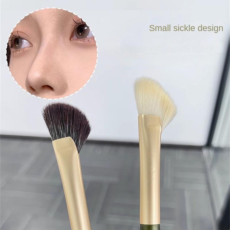 Yichangk Semi-fan-shaped Nasal Shadow Brush Makeup Brush Nos - TikTok ...