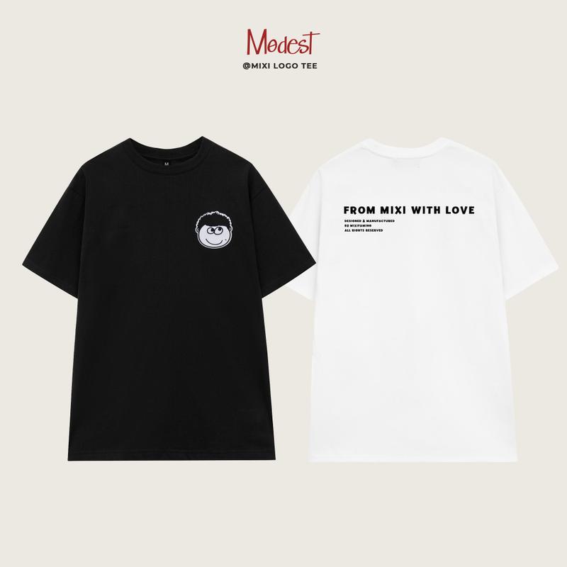Áo thun MIXI Logo chất liệu cao cấp kiểu dáng nam nữ mặc trẻ - TikTok ...