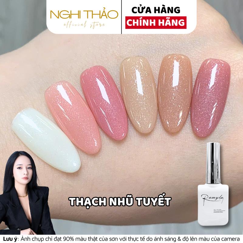 Sơn gel thạch nhũ tuyết lẻ màu RAMYLA - TikTok Shop Vietnam