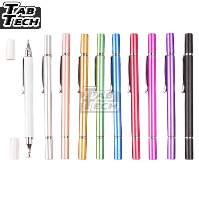 2 in 1 Stylus Capacitive Touch Pen Write Draw + Black Ball Pen - TikTok ...