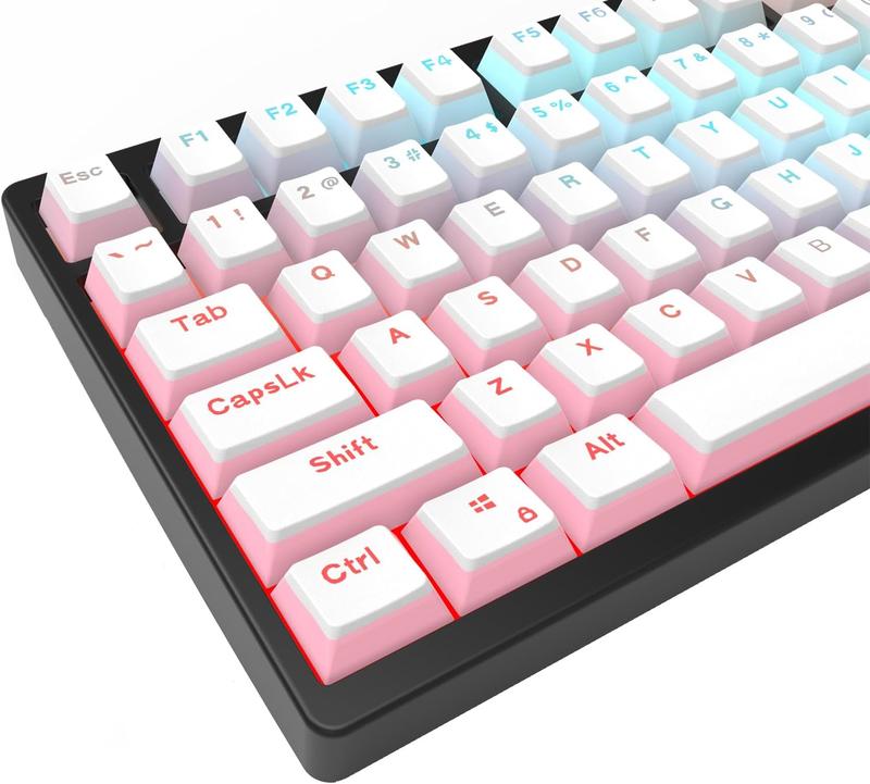 Pudding Keycaps - Custom PBT Keycap Set, 129 , Shine Through, OEM ...