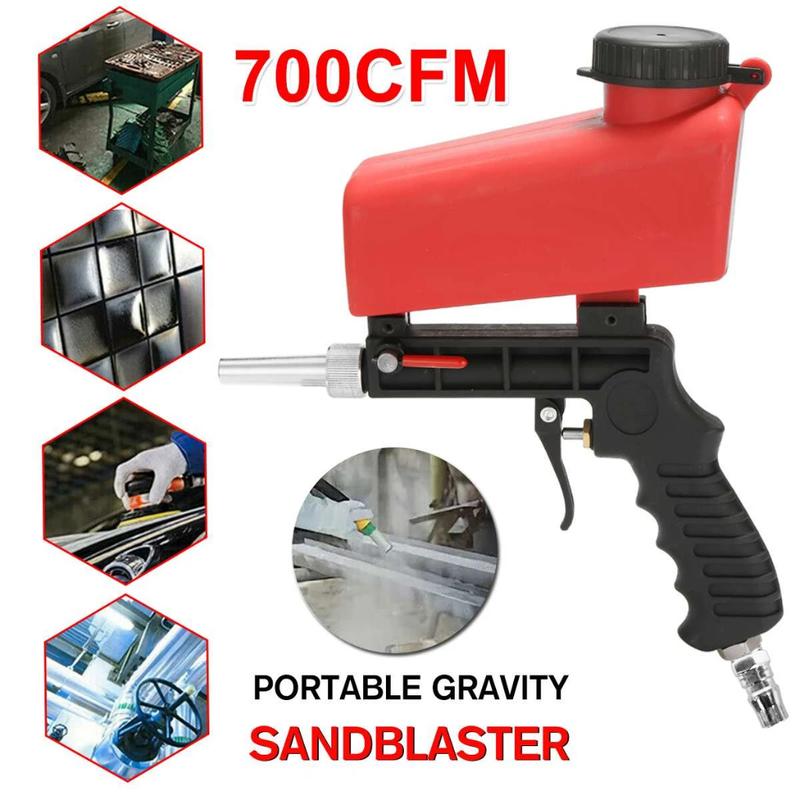 MKR 90psi 700cfm Portable Sandblasting Gun Mini Aerodynamic Sand ...
