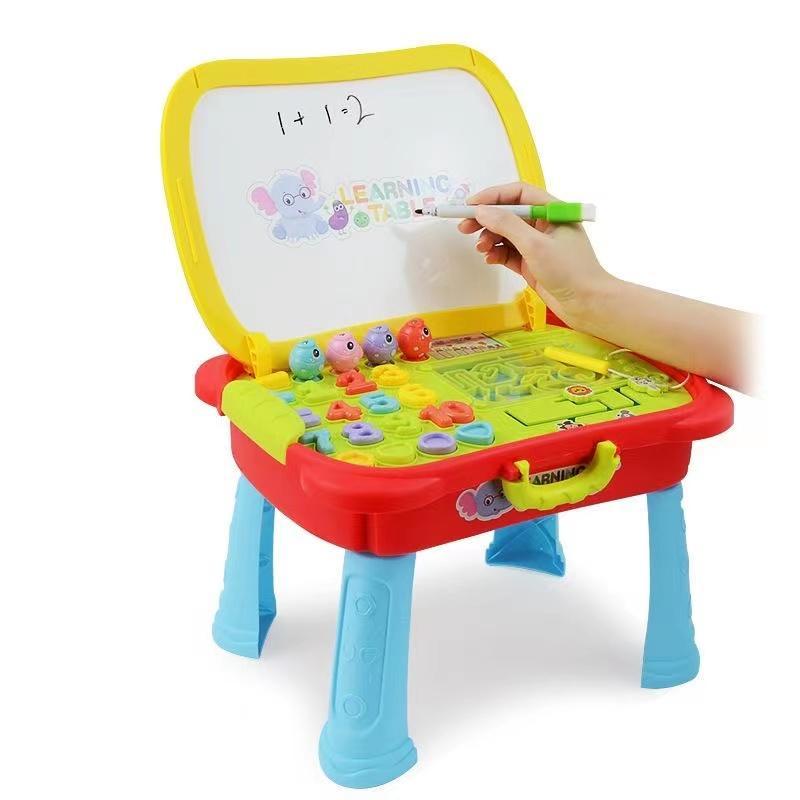 COD Kids 5 in 1 Multifunctional Drawing Board with Study Table - TikTok ...