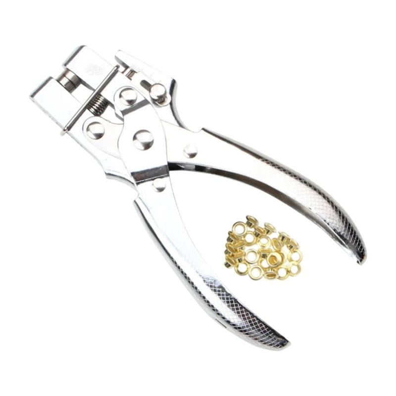 Grommet Eyelet Plier Tool Kit Manual 3/16inch Eyelets Leathe - TikTok ...