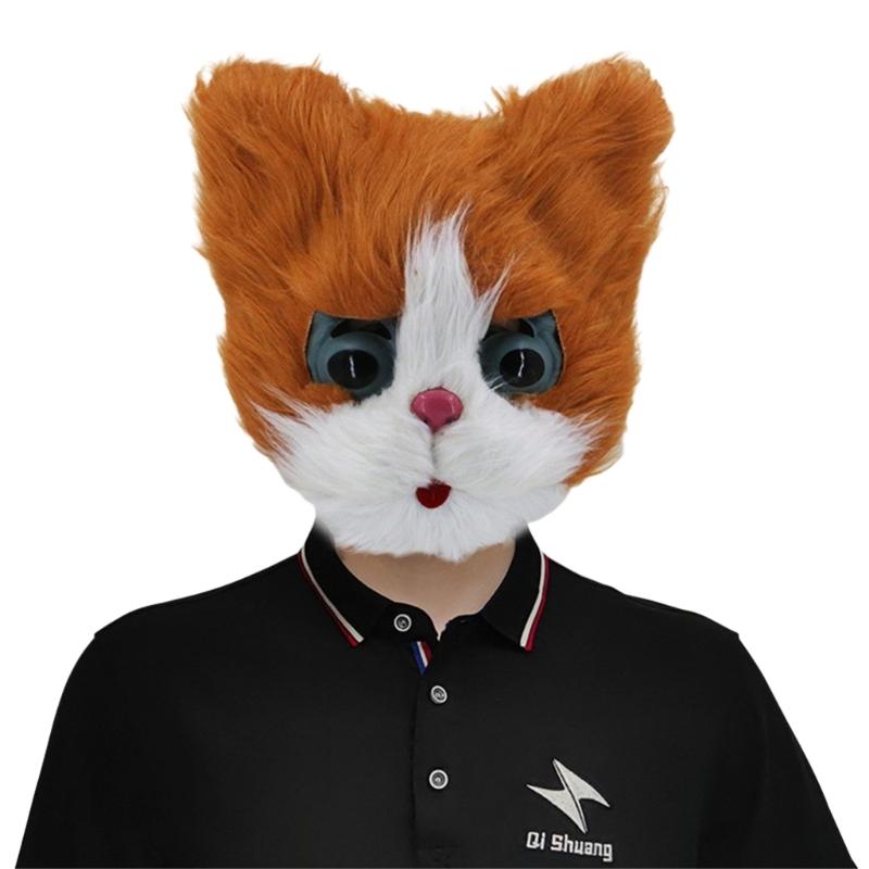 Topeng Kepala Kucing, SAN3, Topeng Mewah, Topeng Lateks Kepala - TikTok ...