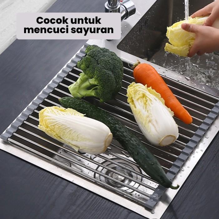 Promo Rak Peniris Wastafel Material Besi Pengering Rak Piring Terbaru ...