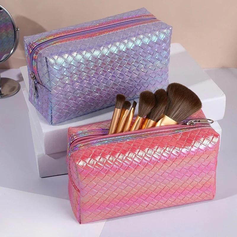 Fashion Women Waterproof Pu Travel Cosmetic Bag Cute Candy Colors Woman ...