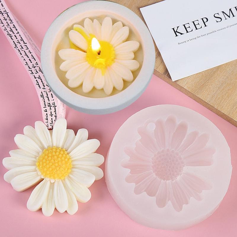 Acuan Silikon Daisy, Seni Abstrak Baharu, Perhiasan Plaster, - TikTok ...