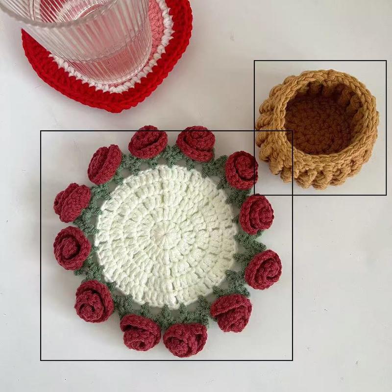 Kit Selimut Mini Sejambak Mawar, Benang Rajutan Tangan, Gaya - TikTok ...