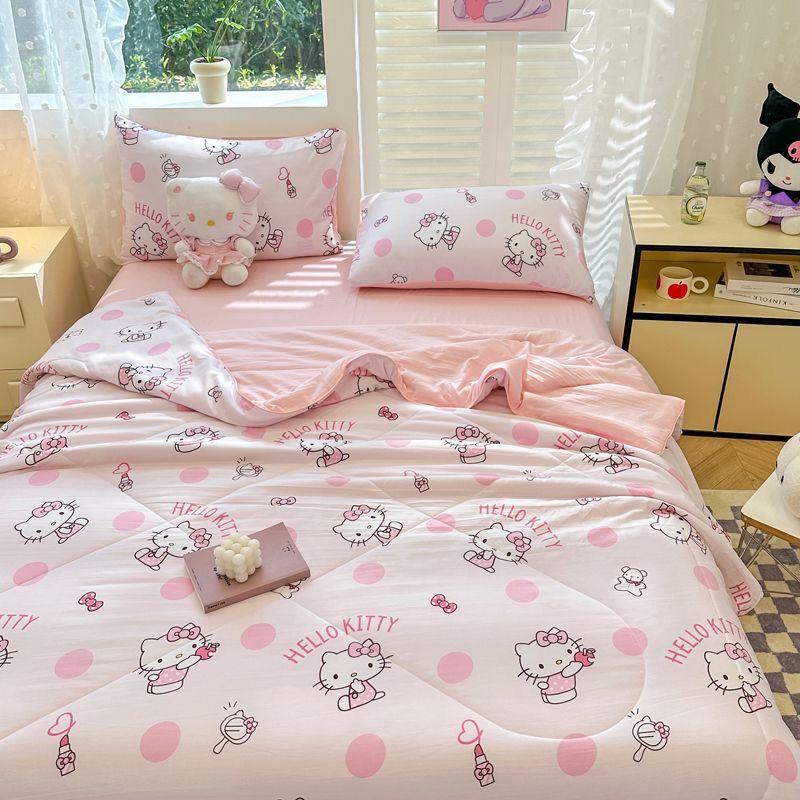 Set Kuilt Musim Panas Kucing Kitty Girly Kartun, Empat Keping, - TikTok ...