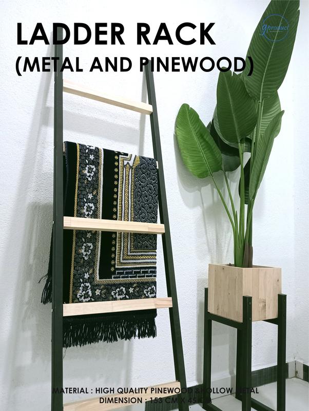 METAL LADDER TOWEL & METAL RACK | RAK TUALA TANGGA HIASAN | HOME ...