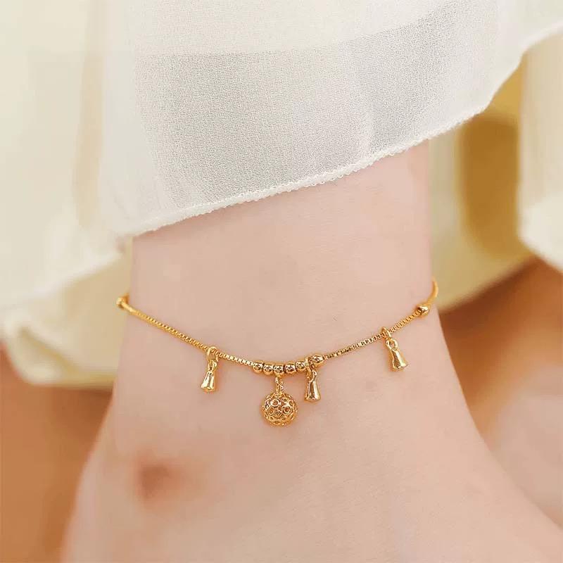 Gelang Kaki Loceng, Gaya Moden, Rekaan Antik Victoria Yang Baik ...