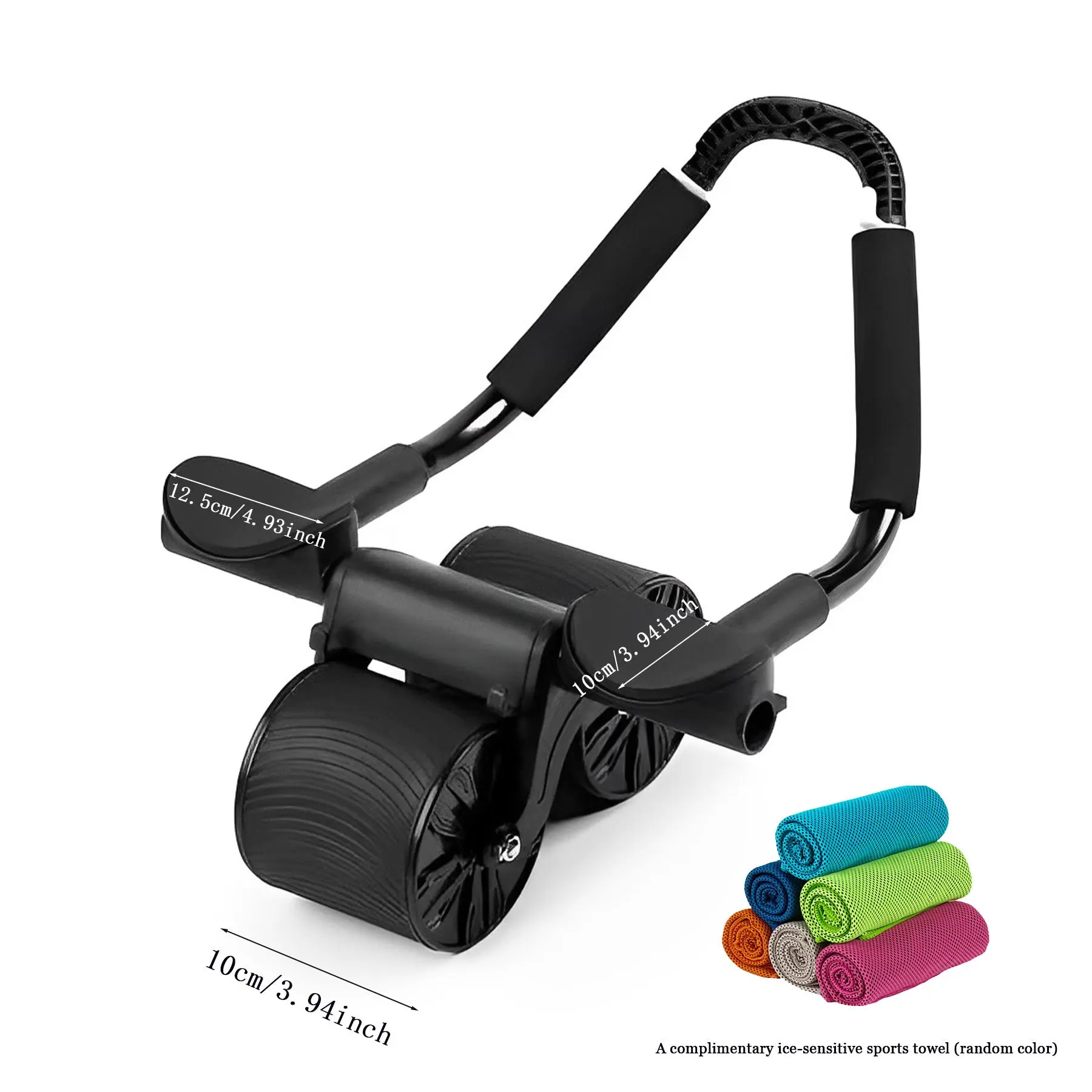 Abdominal Wheel Roller, 1 Piece Ab Wheel, Automatic Rebound Elbow ...