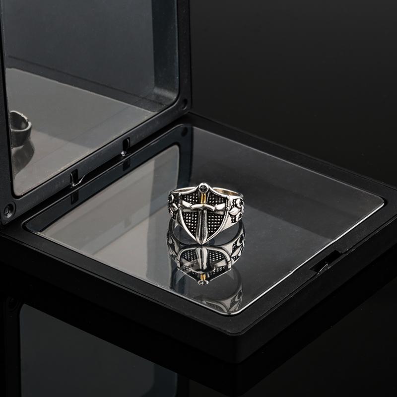 【Sktlz】 Excalibur Ring Medieval Vintage Style Open Ring Personalized - Shop | Tokopedia