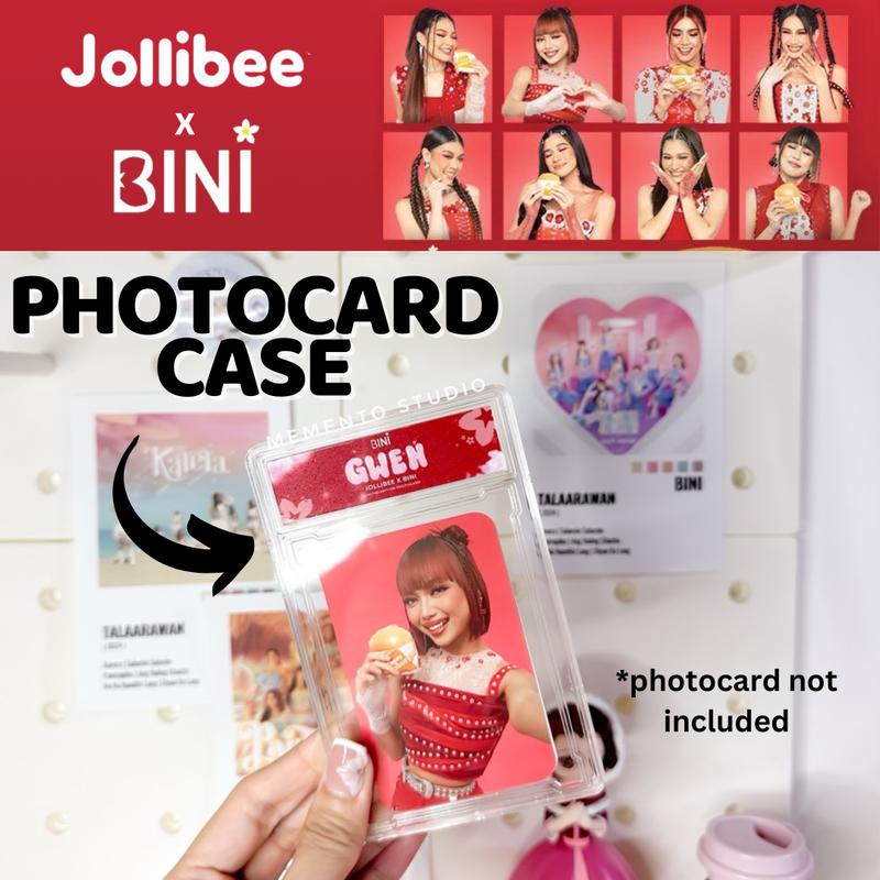 BINI Jollibee Bini Photocard Case Photocard Frame JolliBini Mikha ...