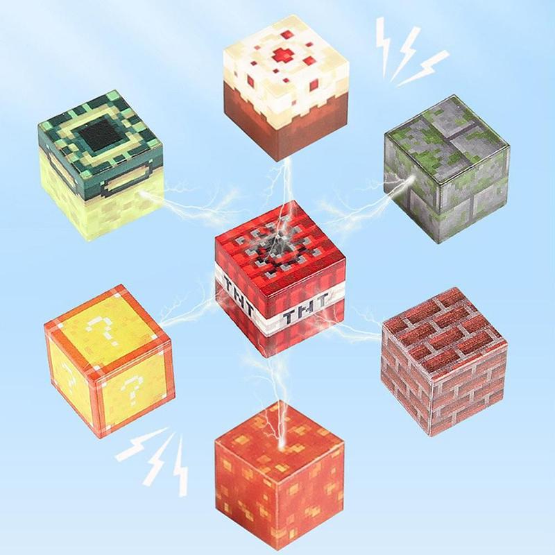 Minecraft Cube Building Blocks Magnetic DIY Random Combination - TikTok ...