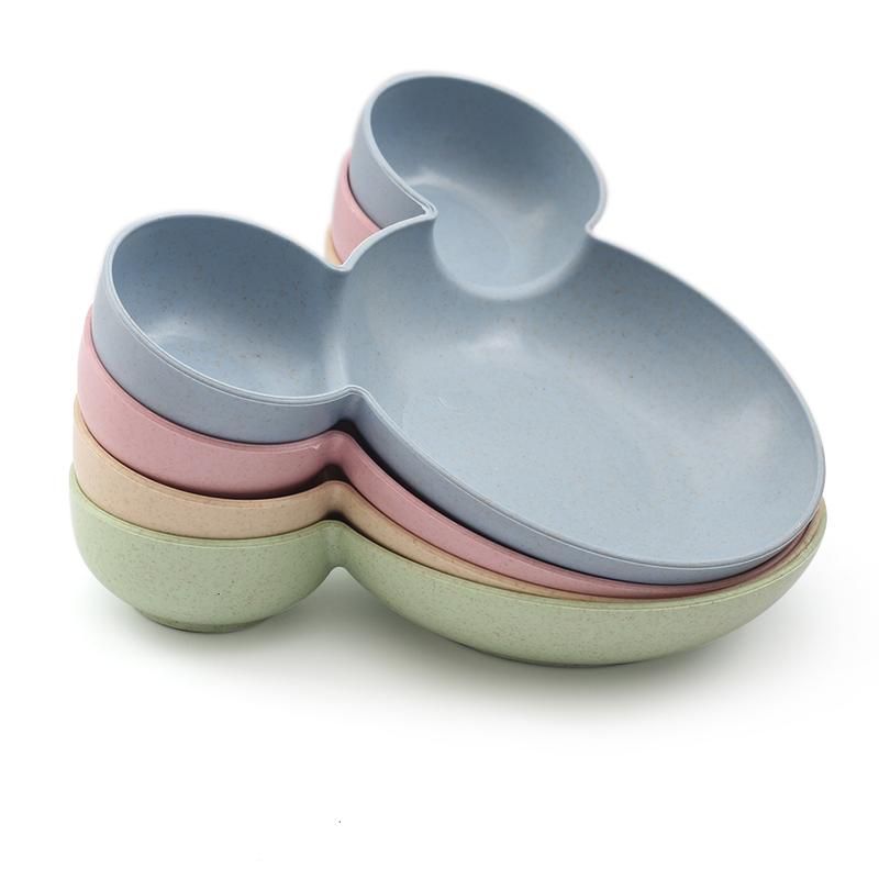 Kid Cartoon Mouse Mickey Bowl Dishes Lunch Box Kid Baby Children ...