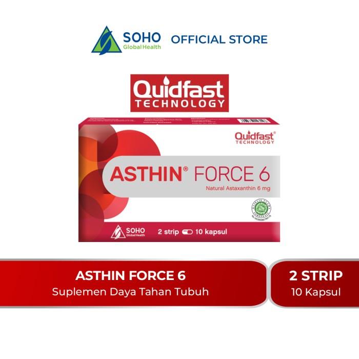 Promo Asthin Force 6 Daya Tahan Tubuh - 2 Strip @10 Kapsul - 2 Strip ...
