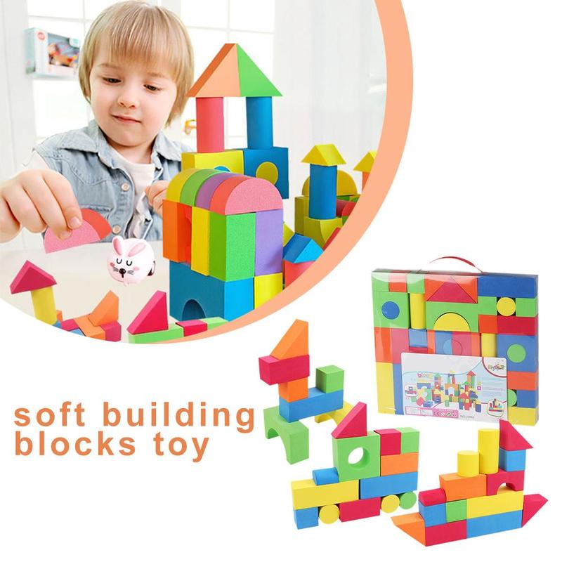 Educational Building Block Toy Foam Sponge Soft Building Block - TikTok ...