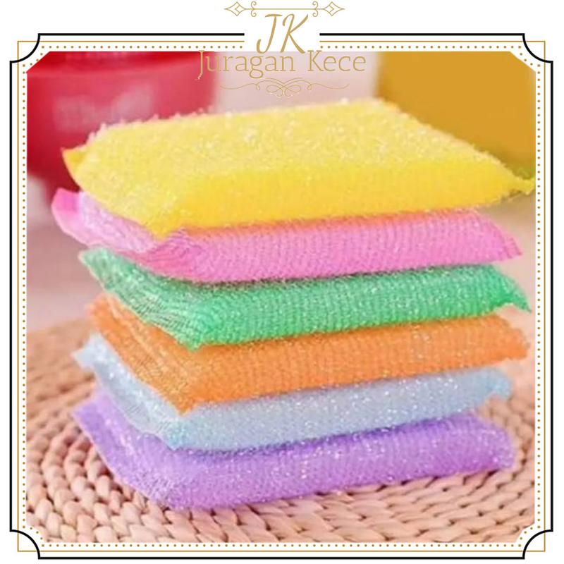 Spons Cuci Piring Dapur Magic Sponge Tapas Busa Bantal Sikat Gosok ...