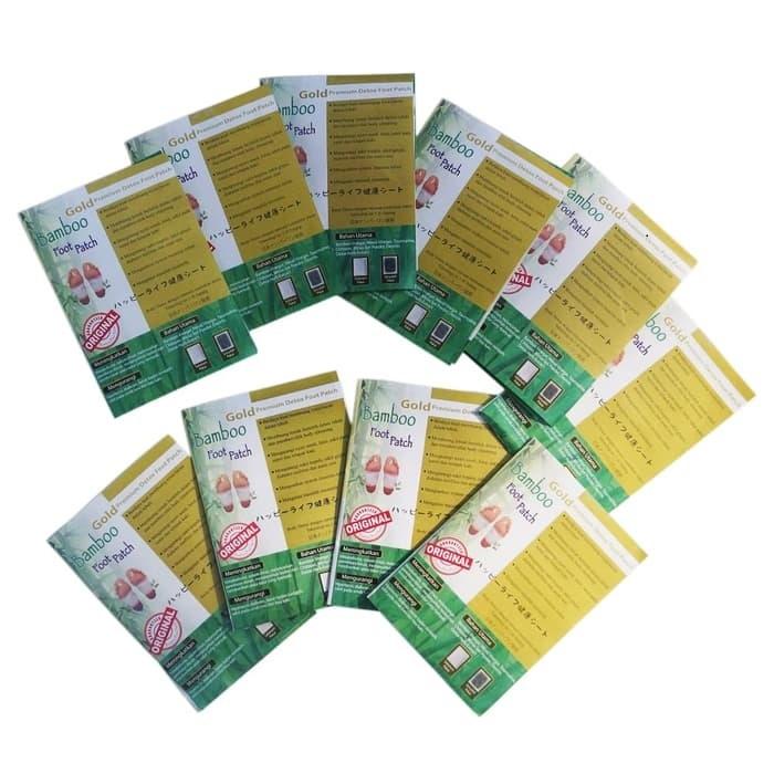 Koyo Kaki Bamboo Gold / Bambo Foot Patch / Bambu Kiyome Original 1 PCS ...