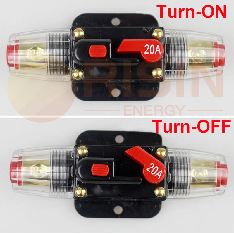 Car Audio 100 Amp Resettable Fuse Circuit Breaker AGU Amplifier ...