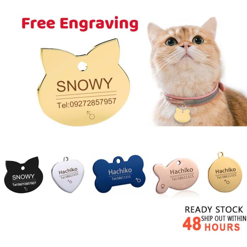 Tag Kucing Keluli Tahan Karat, Loket Kolar Kucing, Tag Anjing, - TikTok ...