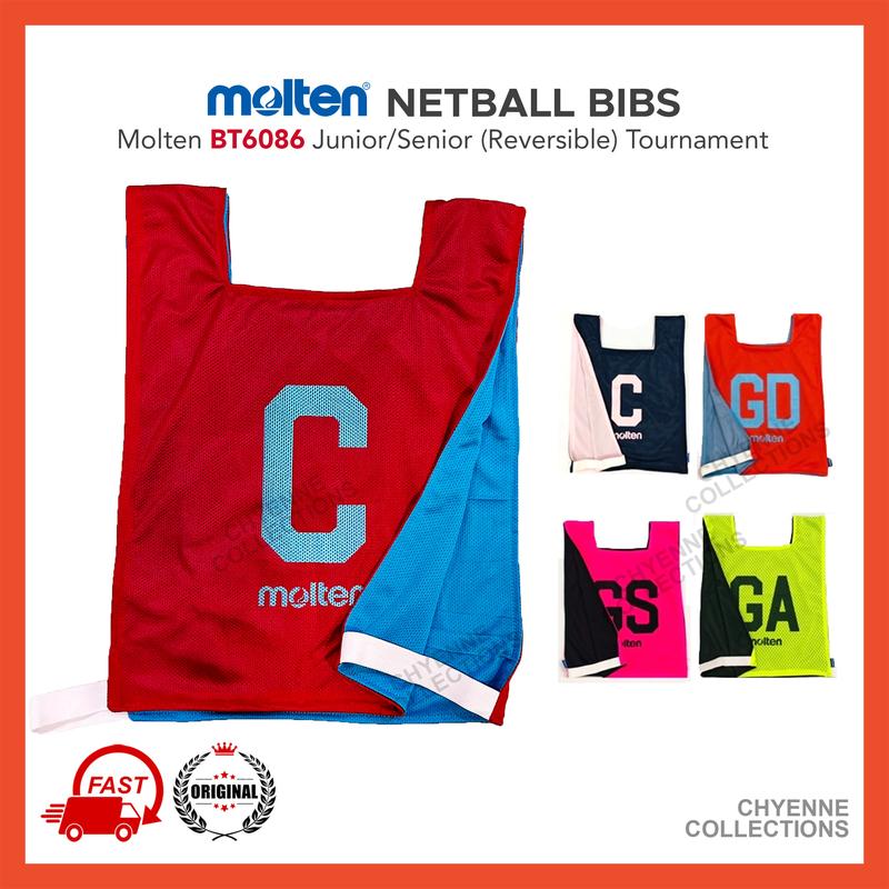 Molten Netball Bibs (Senior) Reversible Tournament BT6086 • Single ...
