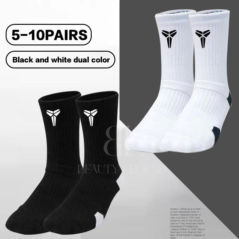1-10 pairs socks for men basketball Professional high cut sports ...