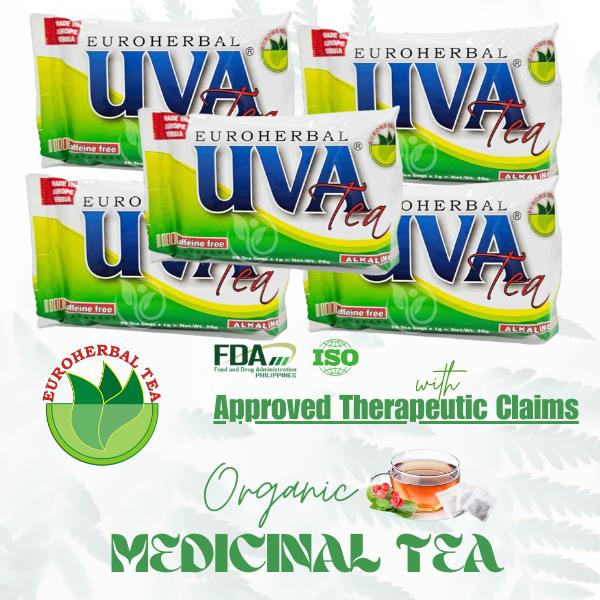 5 Packs UVA Tea, 20 tea bags each, ISO Certified, FDA Approved - TikTok ...