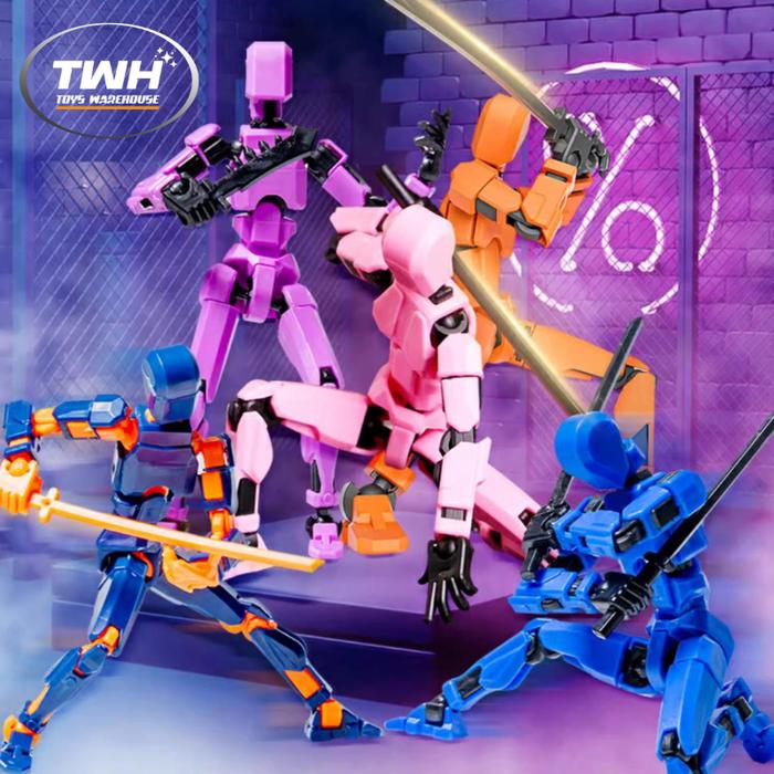 Promo TWH ROBOT DUMMY FIGURE KIT 3D FULL ARTIKULASI SENDI Multi Joint ...