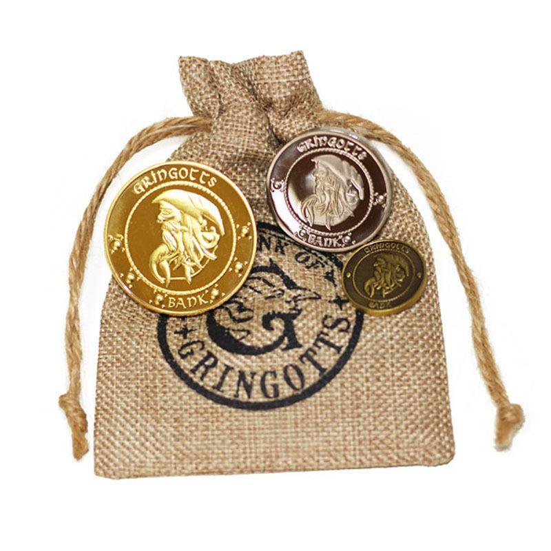 Harry Potter movies, Gringotts, Wizarding Bank, Gold Coins, Money ...