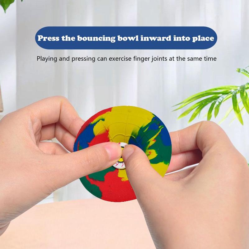 1pc Novel Fidget Toys Hip Hop Pops Rubber Anti Stress Bouncing - TikTok ...