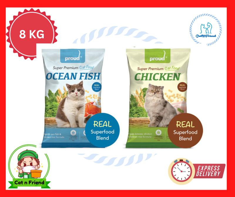 Proud Super Premium Cat Food 8kg - TikTok Shop Malaysia