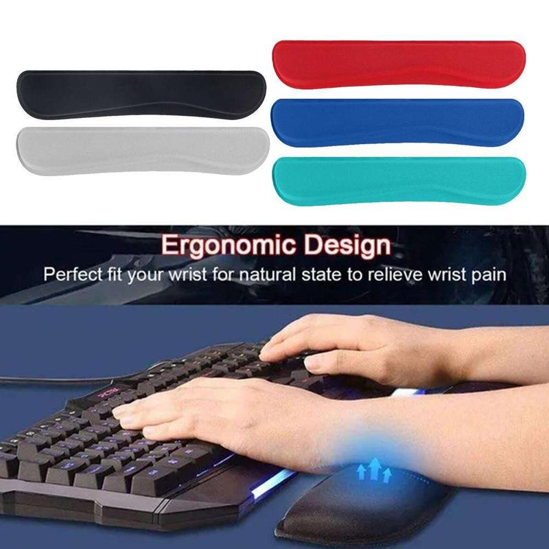 Wrist Rest Pad Set Mouse Palm Keyboard Prevented Pain Desktop Keyboard ...
