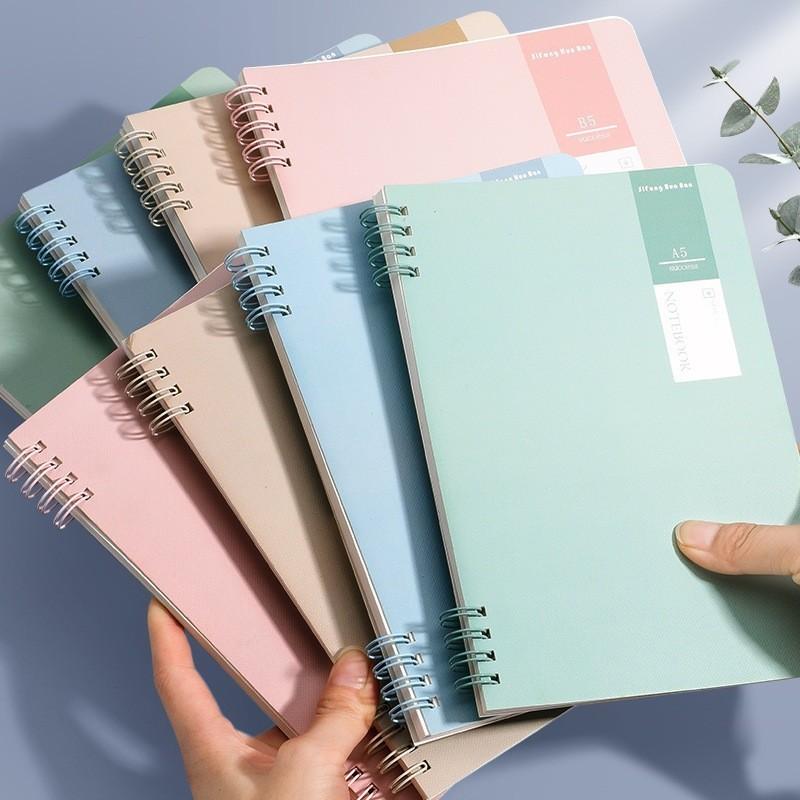 A5/B5 Morandi Spring Notebook 60Sheets Non Manual coil notebook ...