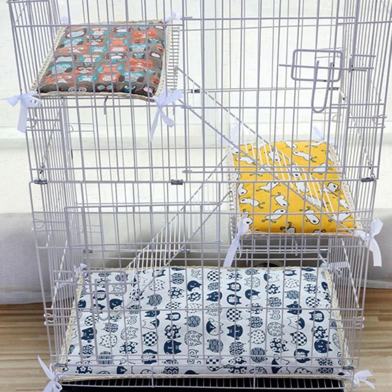 Tikar Katil Platform Kucing, Hangat, Aksesori Kucing, Kanvas - TikTok ...
