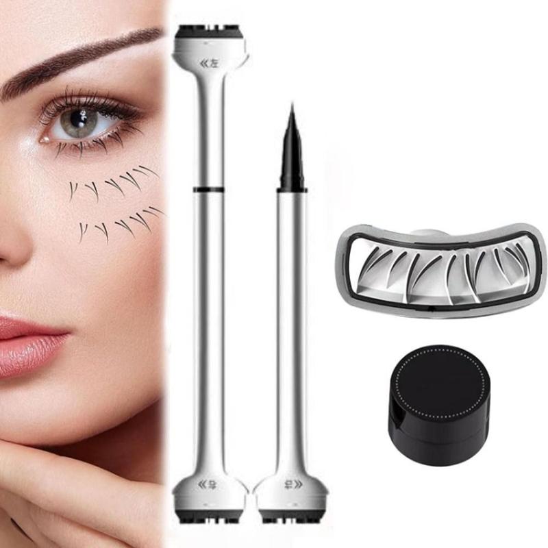 New Waterproof Lower Lash Stamp Set Quick Dry Portable Silicone Eyelash ...