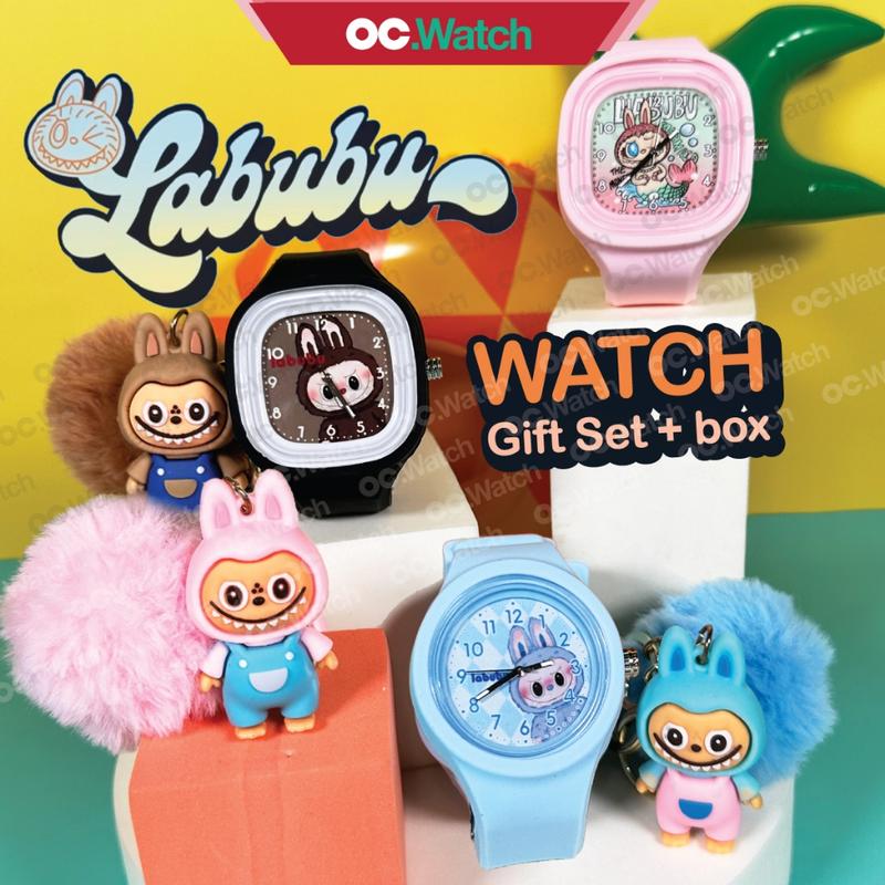OCwatch The Monsters Labubu Watch Gift Set Labubu Keychain Cartoon ...