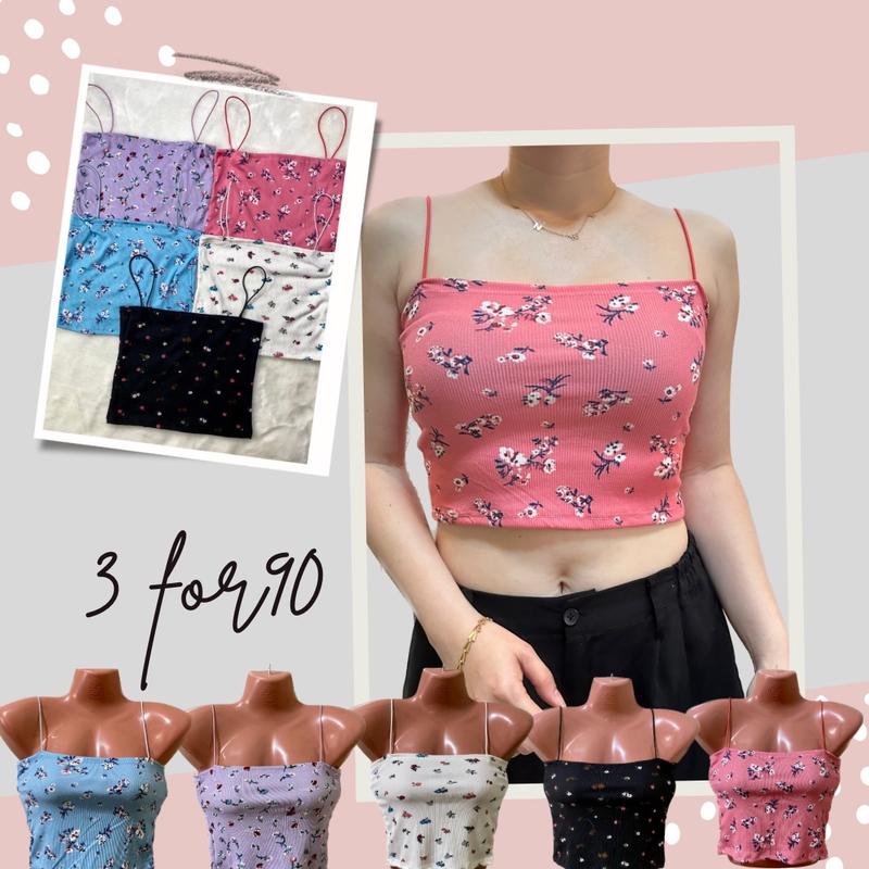 Floral Knitted Strappy Tube / Tiktok Tube / String Strappy / - TikTok ...