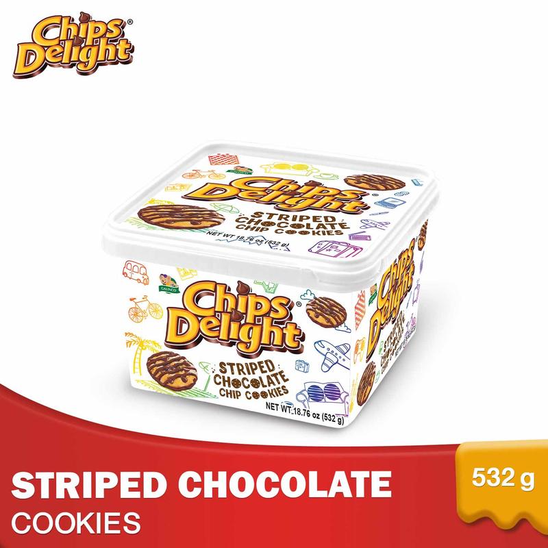Chips Delight Striped Chocolate Chip Cookies (532g) - TikTok Shop ...