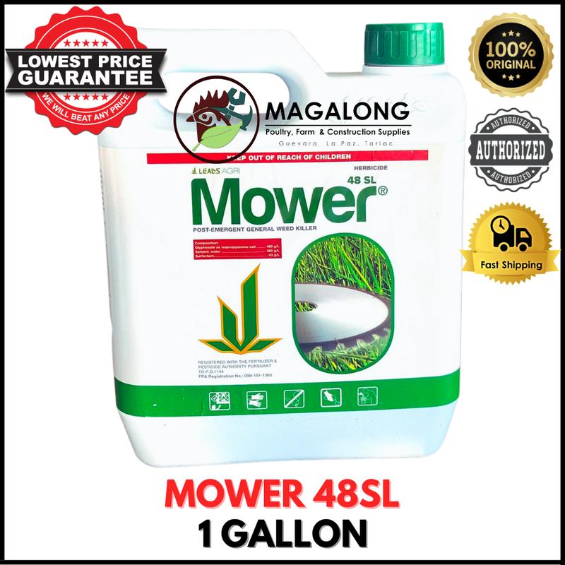 MOWER 48SL GLYPHOSATE HERBICIDE BY LEADS AGRI - 1 GALLON - POST-EMERGENT - TikTok Shop Philippines
