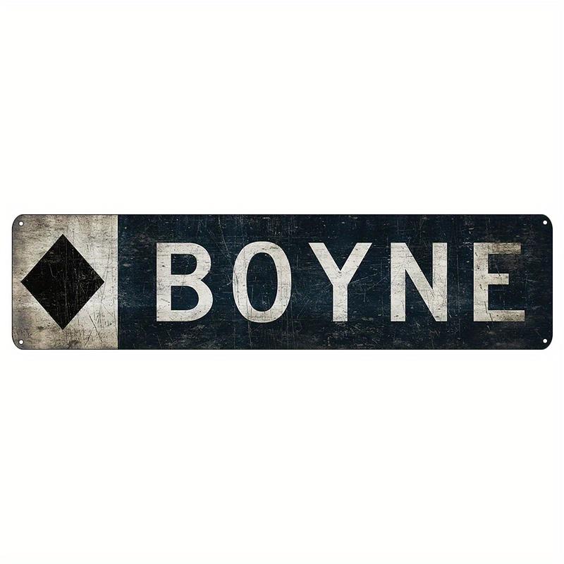 Room Decor "BOYNE" Vintage Aluminum Sign (16X4 "/ 40Cm X 10Cm) - TikTok ...