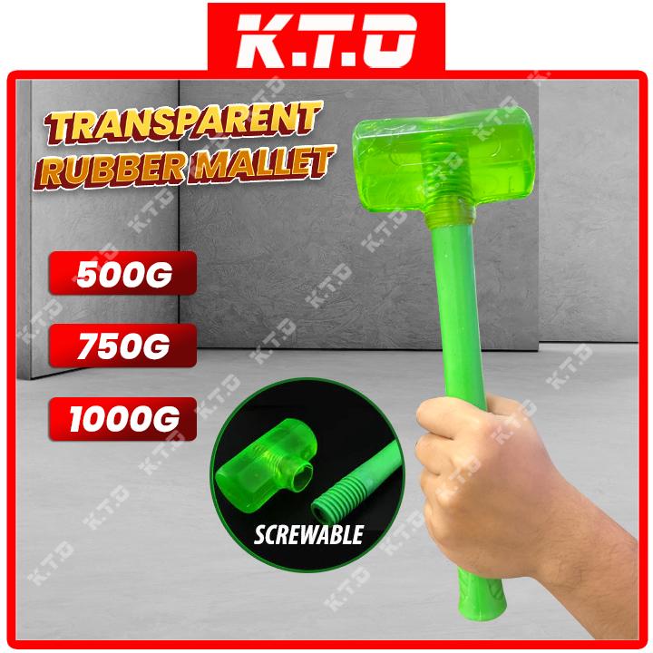 Penukul Getah Lutsinar Dua Muka 500g / 750g / 1000g Penukul Lantai ...