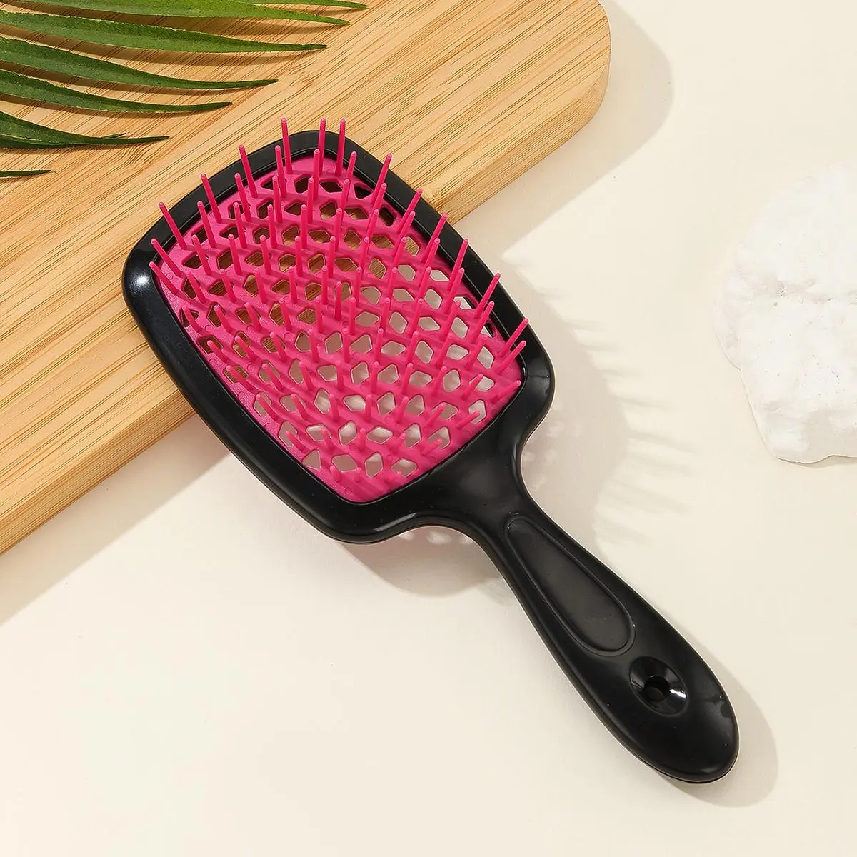 Christmas Gift, Honeycomb Mesh Comb, 1 Piece Xmas Hairdressing Massage ...
