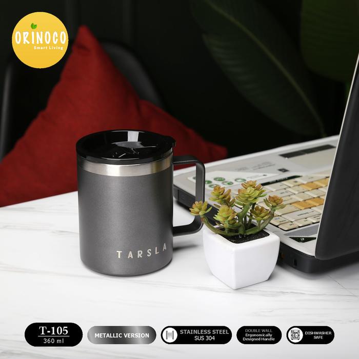 Jual Orinoco mug & gelas stainless Steel 304 aesthetic coffe cup 360ml ...