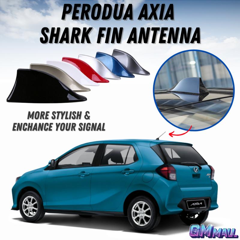 PERODUA AXIA SHARK FIN ANTENNA Aerial Car FM Radio Signal Mast Booster ...